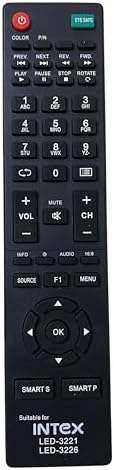 Buy Remote Control Compatible for Intex LED TV [Model : LED-3221 ...