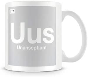 BWW Print - Periodic Table of Elements 117 Uus - Ununseptium Symbol Mug ...
