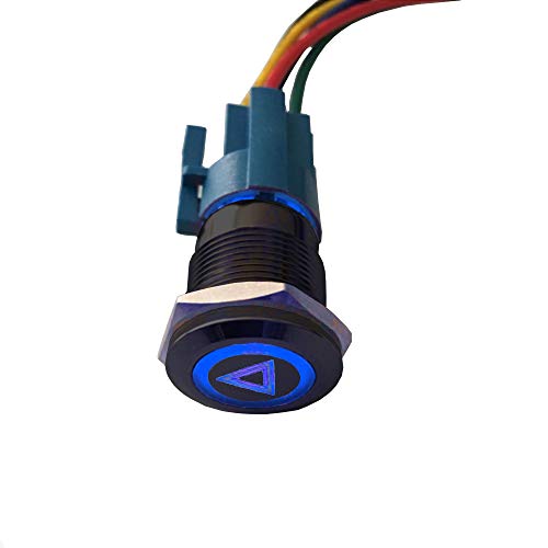 Snapklik.com : 12V Car Vehicle Blue LED Light Hazard Emergency Warning ...