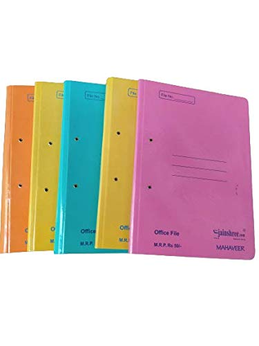 Jain Shree Office File Folder Pack of 20 in Assorted Colors : Amazon.in ...