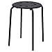 Ikea MARIUS - Stool, black : Amazon.co.uk: Home & Kitchen