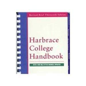Harbrace College Handbook: With 1998 Mla Style Manual Updates: Hodges ...