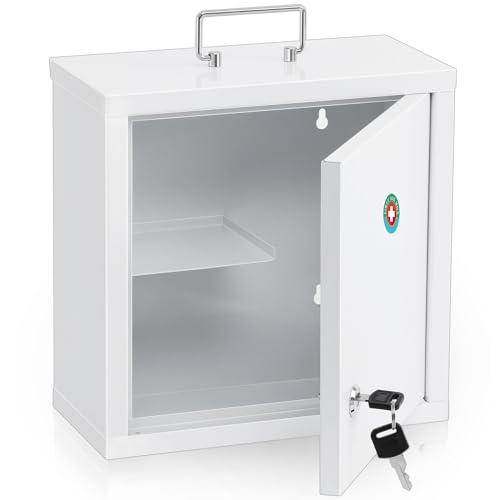 Snapklik.com : KYODOLED Locking Medicine Cabinet, Medication Lock Box