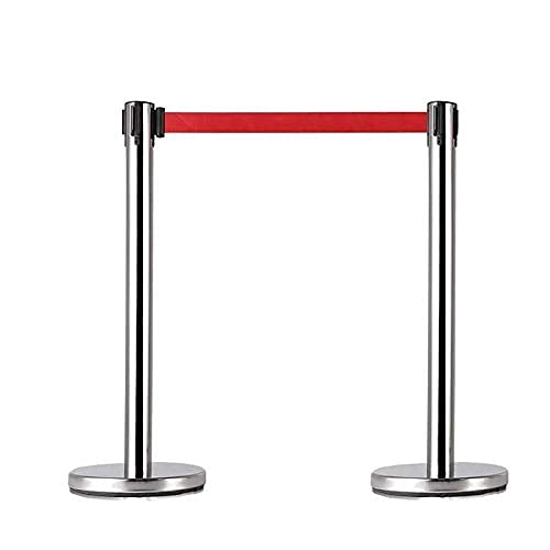 Shoppers Hub PNQ Set of 2 Poles Stainless Steel Q Manager Barrier ...