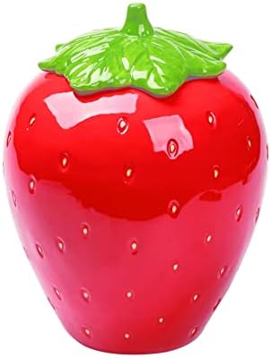 Amazon.com: ACK Tuscany Strawberry Shaped Hand Painted Ceramic Cookie ...