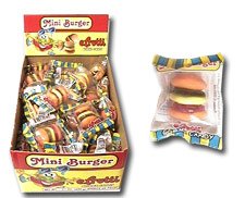 Amazon.com : eFrutti Mini Burger Gummi Candy 19 Ounce Box Contains 60 ...