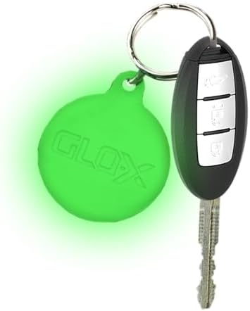 GLO-X Glow in The Dark Keychain - Find Your Light Up Key Chain In The ...