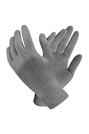 BO Unisex Reusable Washable Cotton Knitted Gloves Bundle (Grey, Free ...