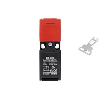 CZ-93B 2B (2NC) Safety Interlock Limit Switch with Key CZ-93C 1A1B (NO-NC), Vertical Travel ...