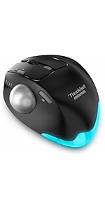 Amazon.com: zelotes Bluetooth Wireless Mouse with Display,4000DPI,2-in ...