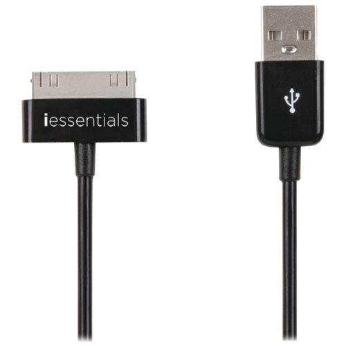 Amazon.com: IESSENTIALS IPL-DC-USB 30-Pin Connector USB Sync Cable, 3 ...