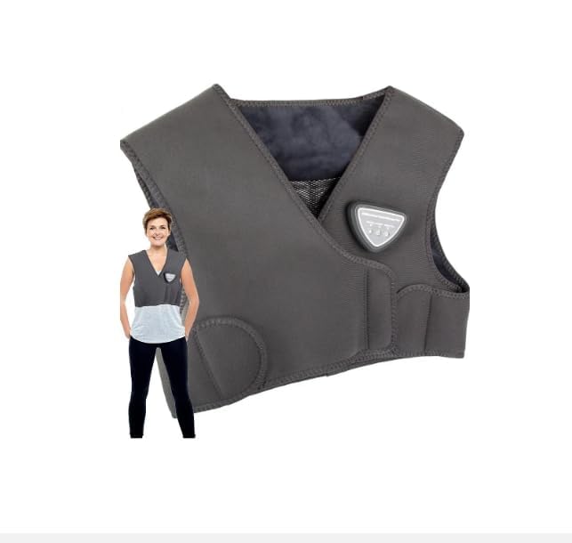 FEELING MALL Electric heating waistcoat Wireless Back Massager usb ...