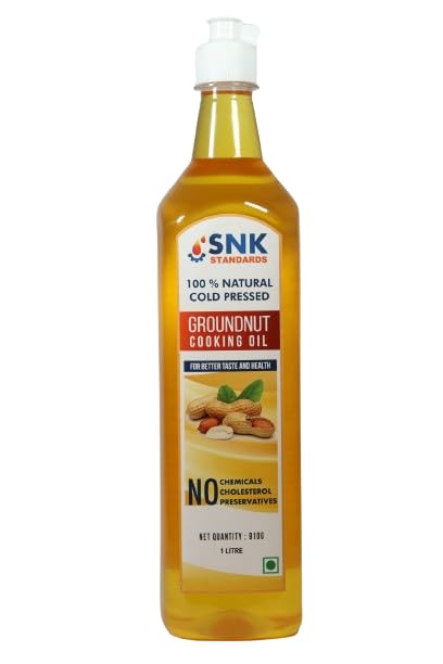 SNK STANDARDS Groundnut (Peanut) Cooking Oil | Pure and Unrefined ...