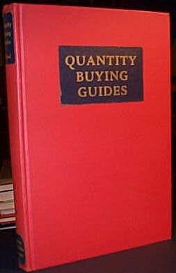 Quantity Buying Guide Meats Fresh Fruits and Vegetables: Wood: Amazon ...