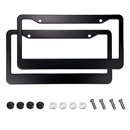 The 30 Best Black License Plate Frames of 2026 [Verified] - Cherry Picks