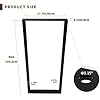 Amazon.com: iWEDN 40 Inch Bar Height Table Legs, Heavy Duty Metal Legs ...