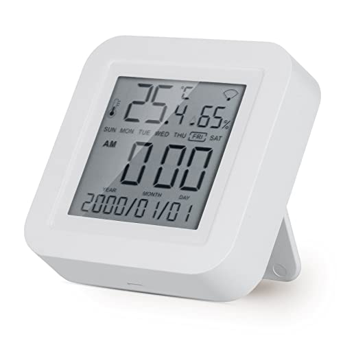 DOGOU WiFi Temperature & Humidity Sensor with LCD Screen LCD Digital ...