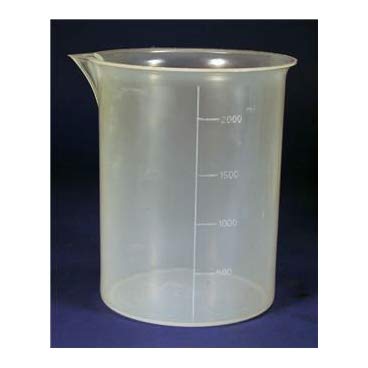 Plastic Beaker (Cap.: 2000 ml) (1 PC.) : Amazon.in: Industrial & Scientific
