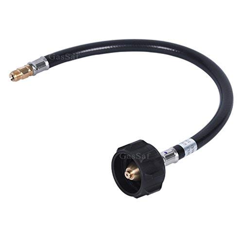 Snapklik.com : GasSaf 18inch RV Pigtail Propane Hose QCC1 Connector