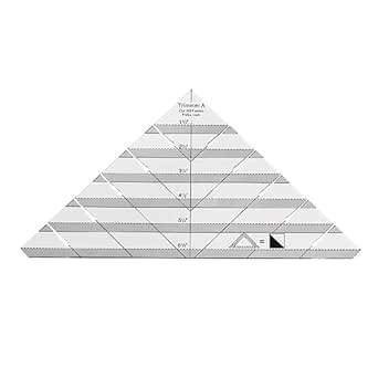 Amazon.com: Acrylic Triangle Quilting Ruler Quilting Template Cloth ...