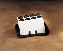 Tenex 400 Class Card File, Black Carbon: Desk Accessories & Storage ...