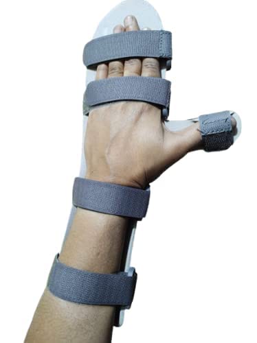 Buy Wrist Hand Orthosis Full Cockup Stroke & Paralysis Splint For Hand ...