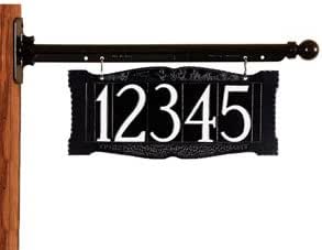 Amazon.com: 2 Sided 4 Inch Numbers Standard Ladder Rest Sign-1 Line ...