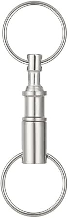 Amazon.com: Key Ring Steel with Chrome Plated Quick Release Key Chain 0 ...