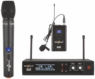 The Studiomaster XR 40 HL Dual UHF Wireless Microphone System – Headset ...