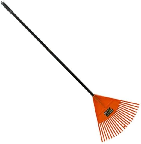 Garden Rake, 20-Tin Durable Plastic Rake for Gardening, 45 cm / 17.71 ...