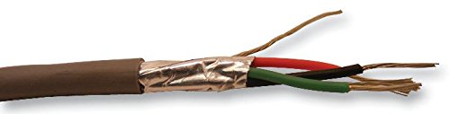ALPHA WIRE 2424C SL005 SHLD MULTICOND Cable, 4COND, 18AWG, 100FT, 300V: Electrical Wires: Amazon ...