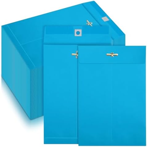 Amazon.com : Mooliwe 300 Pcs Manila Envelopes Clasp 9 x 12 Clasp ...