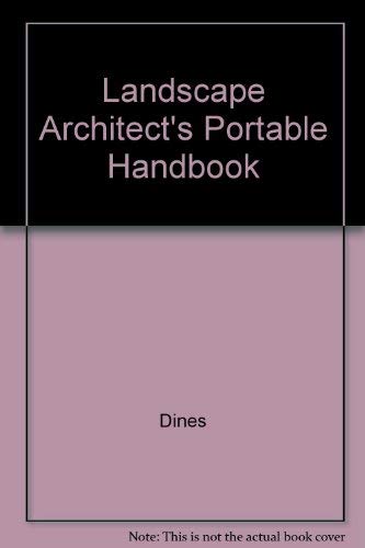 Buy Landscape Architect's Portable Handbook Book Online at Low Prices ...