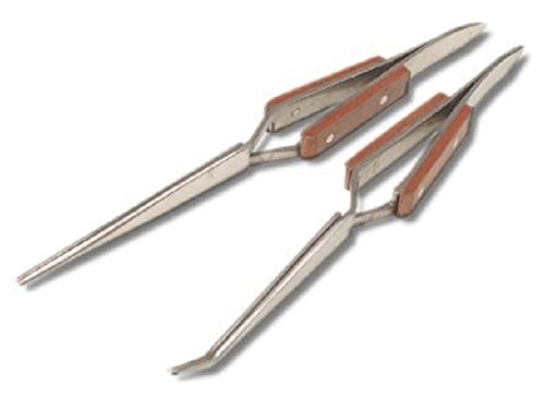Toolzone 2Pc Self Locking Soldering Tweezers : Amazon.co.uk: DIY & Tools