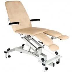 Plinth 2000 Podiatry Chair Motorised Tilt Divided Leg Section and ...