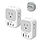 Amazon.com: Switzerland Travel Plug Adapter 2 Pack, TESSAN Type J ...