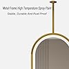 Amazon.com: ZDMEI Ceiling Mounted Suspended Mirror,LED Illuminated ...