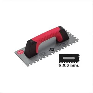 Rubi Tools 75981 11" Stainless Jagged Trowel Triangular Notches with ...