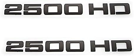 Amazon.com: 2Pcs 2500 HD Emblems Premium Car 3D Nameplate for 2500HD ...