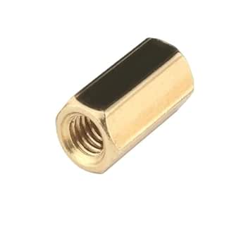 Idomin Brass Motherboard Standoff M6 Spacers Female Threaded Hex ...