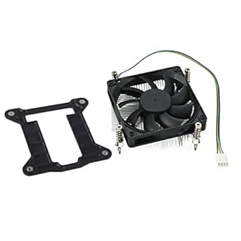 ITX Chassis Ultra Thin CPU Radiator Height 27mm CPU Cooler CPU 4Pin PWM ...