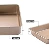 Amazon.com: Ksdhotware 6'' x 3'' Deep Square Cake Pan Baking Mold, Non ...