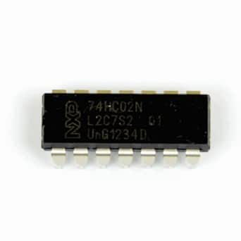 IC 74HC02 (IC 74 HC 02 HLF) Quad 2-Input NOR Gate IC (7402 IC) DIP-14 ...
