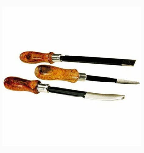 3 Pcs Engineers 6 Inch(150mm) Hand Scraper (Flat, Half Round,Triangular ...