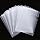 LOLYSIC 60Pcs A4 Clear Plastic Sleeves - Clear Cut Flush Folders Open ...