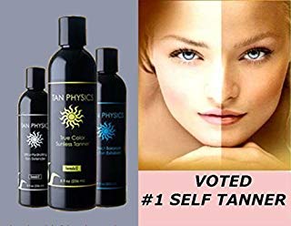 Amazon.com : Tan Physics Pre-Tan Exfoliator, True Color Sunless Tanner ...