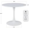 Amazon.com: VONLUCE Round Dining Table, 36 Inch Tulip Table with MDF ...