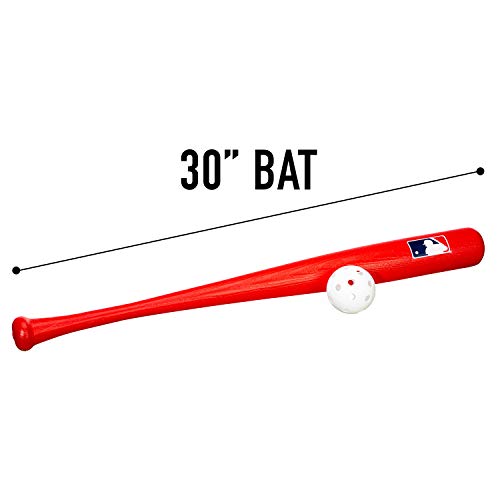 Franklin Sports Plastic Baseball Bat and Ball Set – MLB Kids Plastic ...