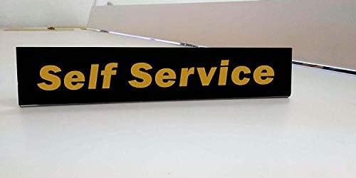 SIGNOOGLE Self Service Acrylic Stand Sign Board for Hotel Restaurant ...