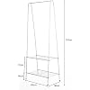 Quieting Clothes Rail Rack Garment Dress Hanging Coat Hat Display Stand ...